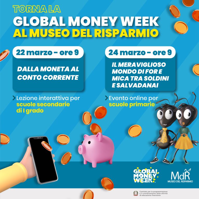 Global Money Week 2023 - gli eventi MdR - Museo del Risparmio