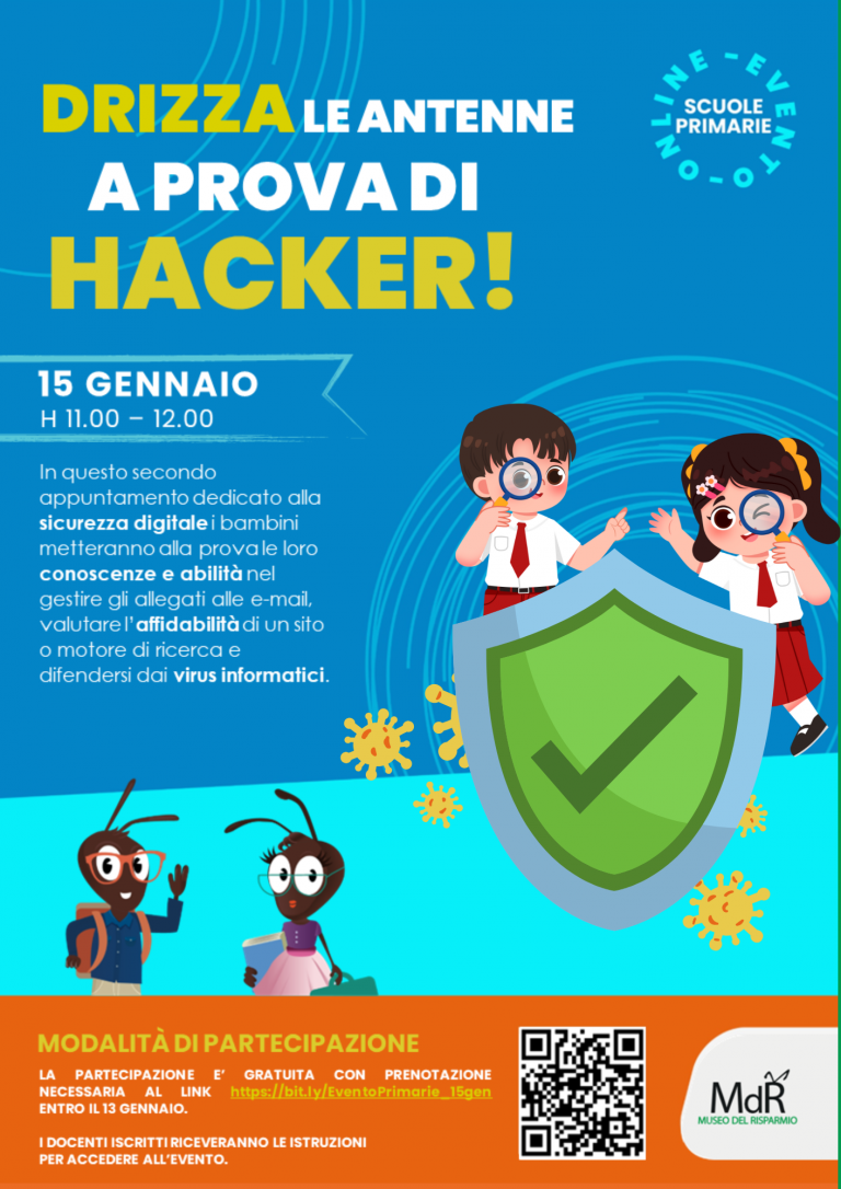 "PRICK UP YOUR EARS. Hacker-Proof!" – PRIMARY SCHOOL EVENT - Museo del ...