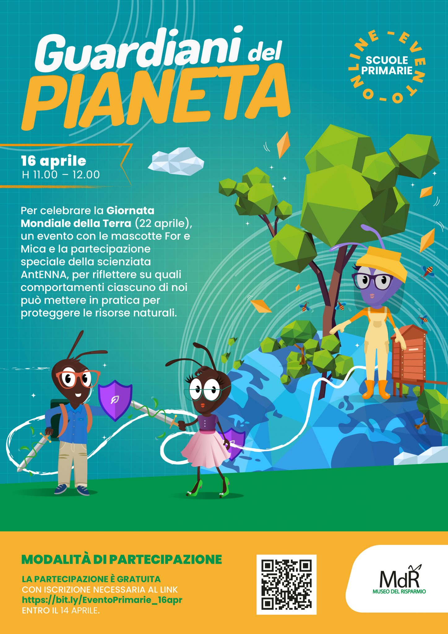 GUARDIANI DEL PIANETA - SCUOLE PRIMARIE - Museo del Risparmio