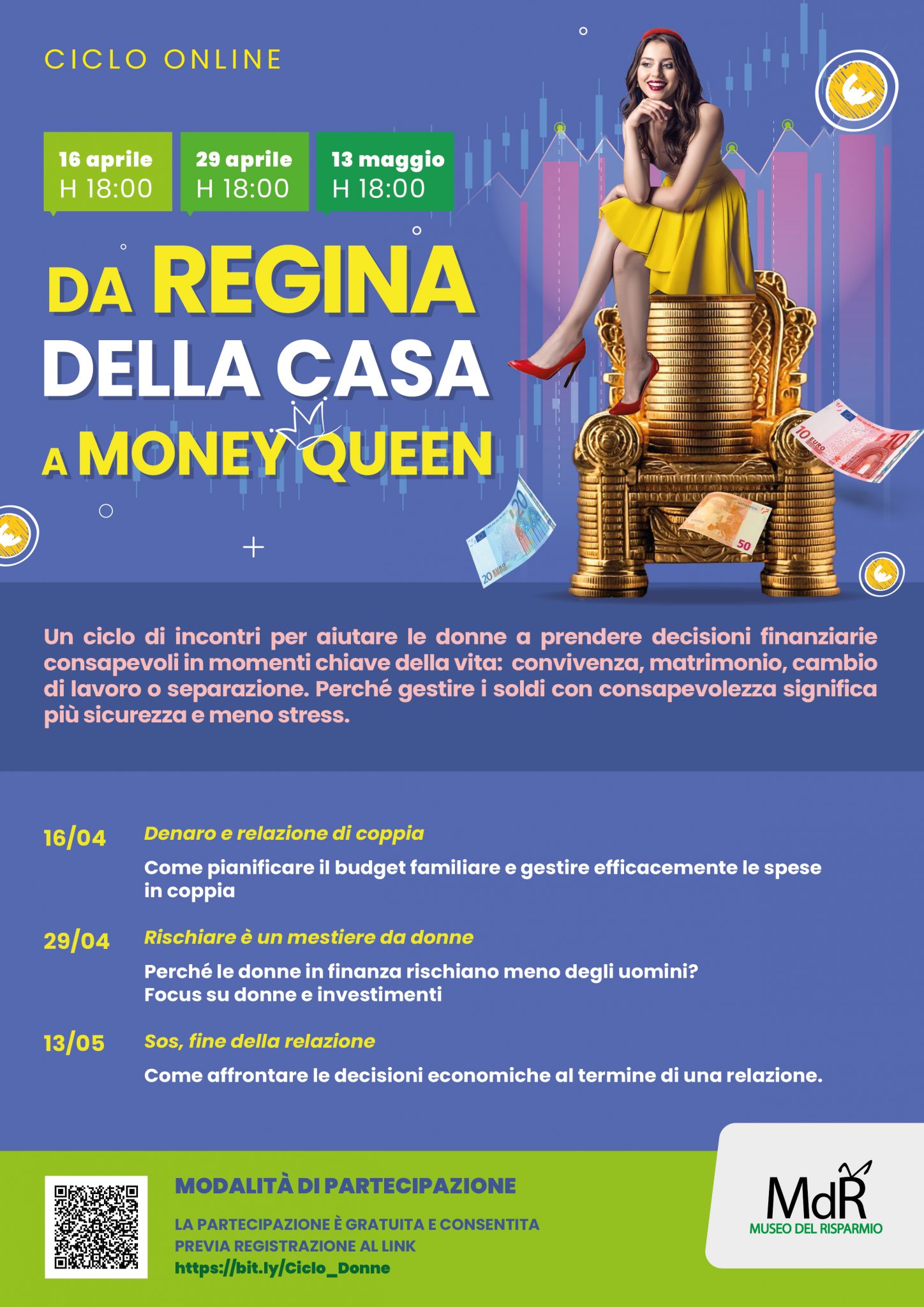 Da regina della casa a Money Queen - Museo del Risparmio